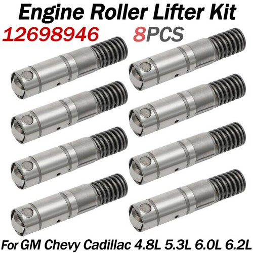 8x Engine Roller Lifter Kit For Chevy GMC Cadillac 4.8L 5.3L 6.0L 6.2L ...
