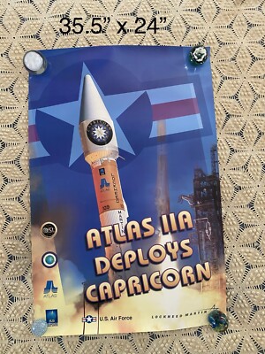 Lockheed Martin Poster Atlas IIA Deploys Capricorn | eBay