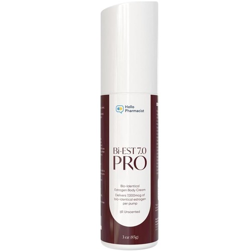Bioidentical Bi-EST PRO 7.0 (Max Professional Strength 7mg Per Pump ...