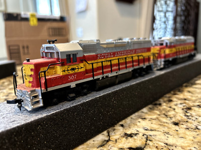 (1) RARE Vintage Con-Cor HO Scale Royal American Shows #307 Locomotive ...