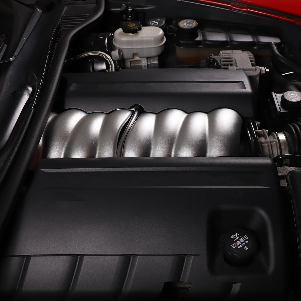 Aluminum LS3 Engine Intake Plenum Cover Dress Up Plate Fits Corvette C6 ...