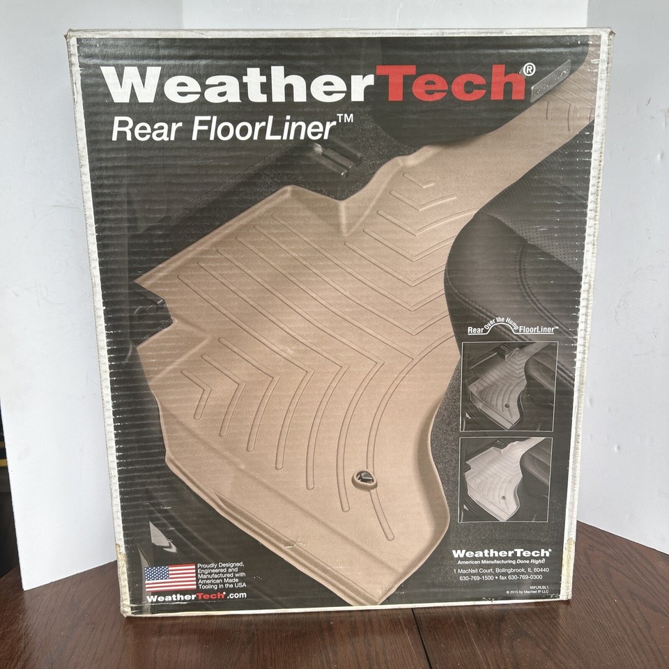 2nd Row Black WeatherTech Car FloorLiner for Acadia Enclave Traverse ...