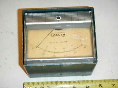 Vintage Allen Engine / Distributor Analyzer RPM Meter Tachometer | eBay