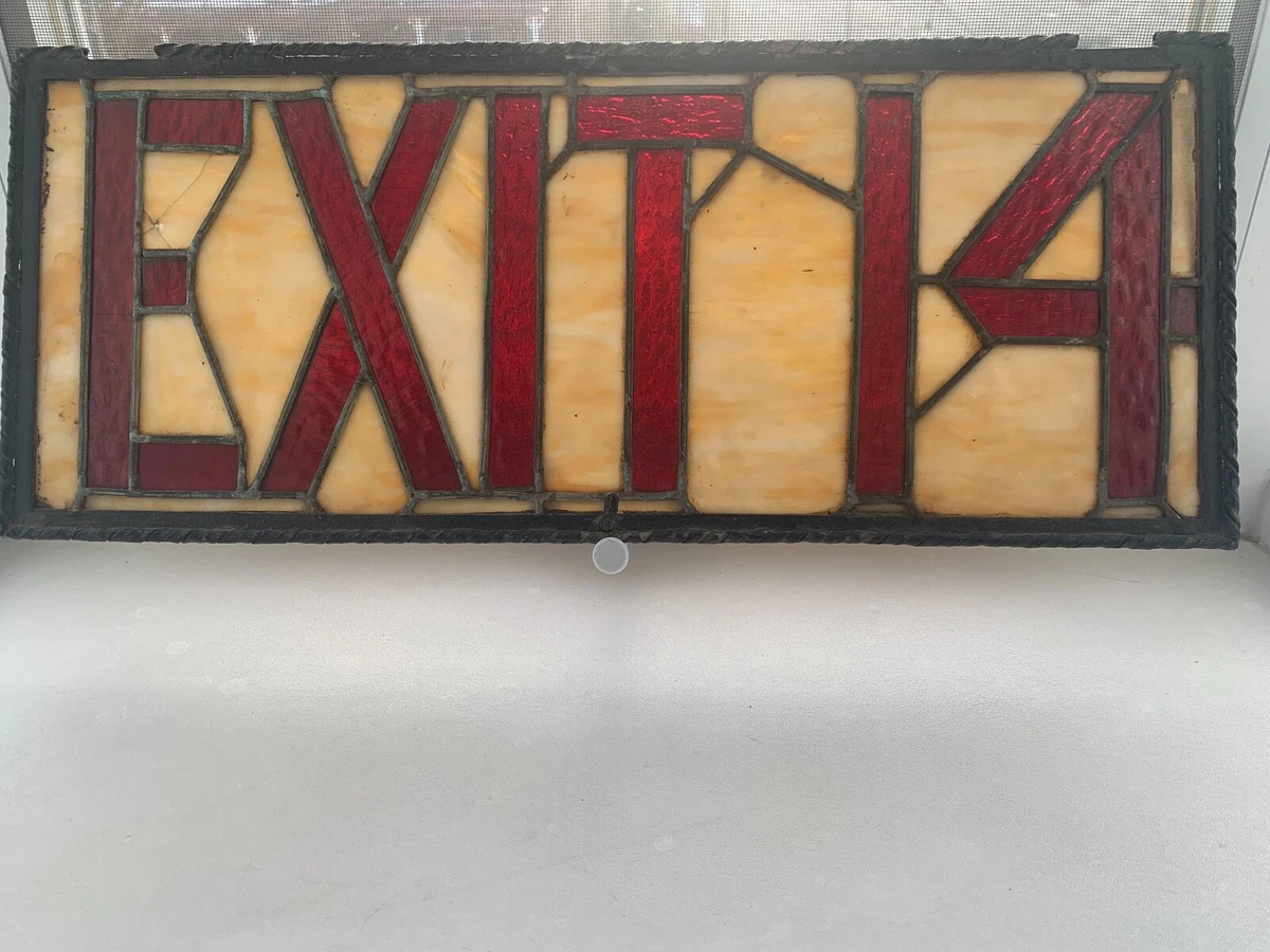 Old Exit Sign