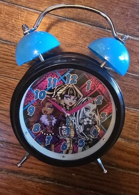 Monster High Voltage Oversized Twin Bell Alarm Clock Bedroom Decor Kids ...
