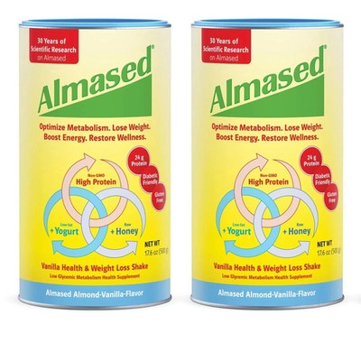 Almased Protein Vanilla Shake Powder - Vanilla Flavor - 17.6 oz, Pack ...