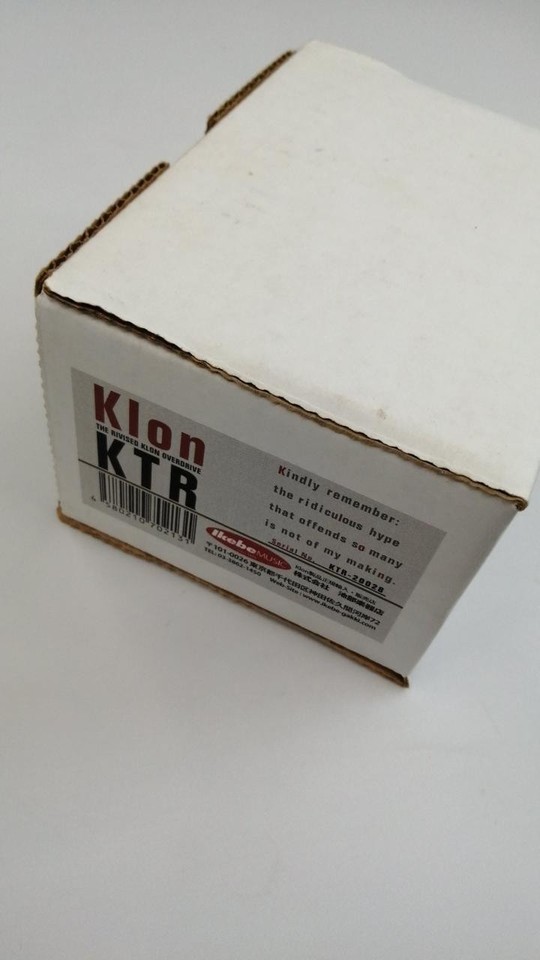 KLON Ktr Overdrive Pedale Chitarra Legendary Basso Guadagno Usato ...