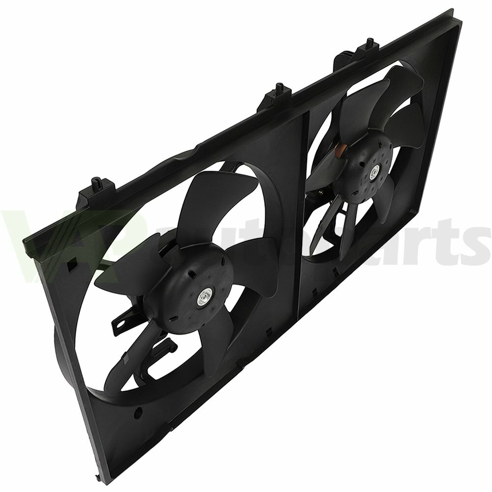 Radiator Condenser Cooling Fan Assembly For 2003 2004-2007 Mitsubishi ...