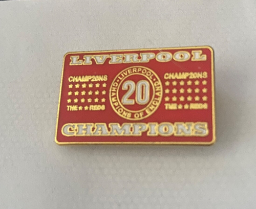 Liverpool FC pin - Champions 2025 20 times Badge Red | eBay UK