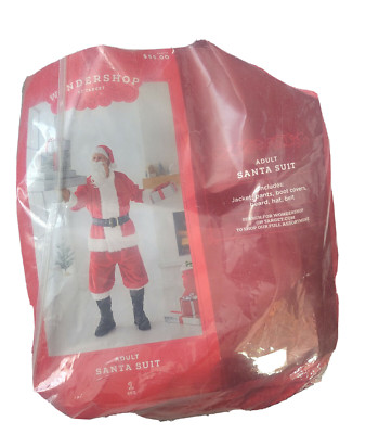 Santa Costume Set Christmas Santa Claus Suit NEW in Bag | eBay