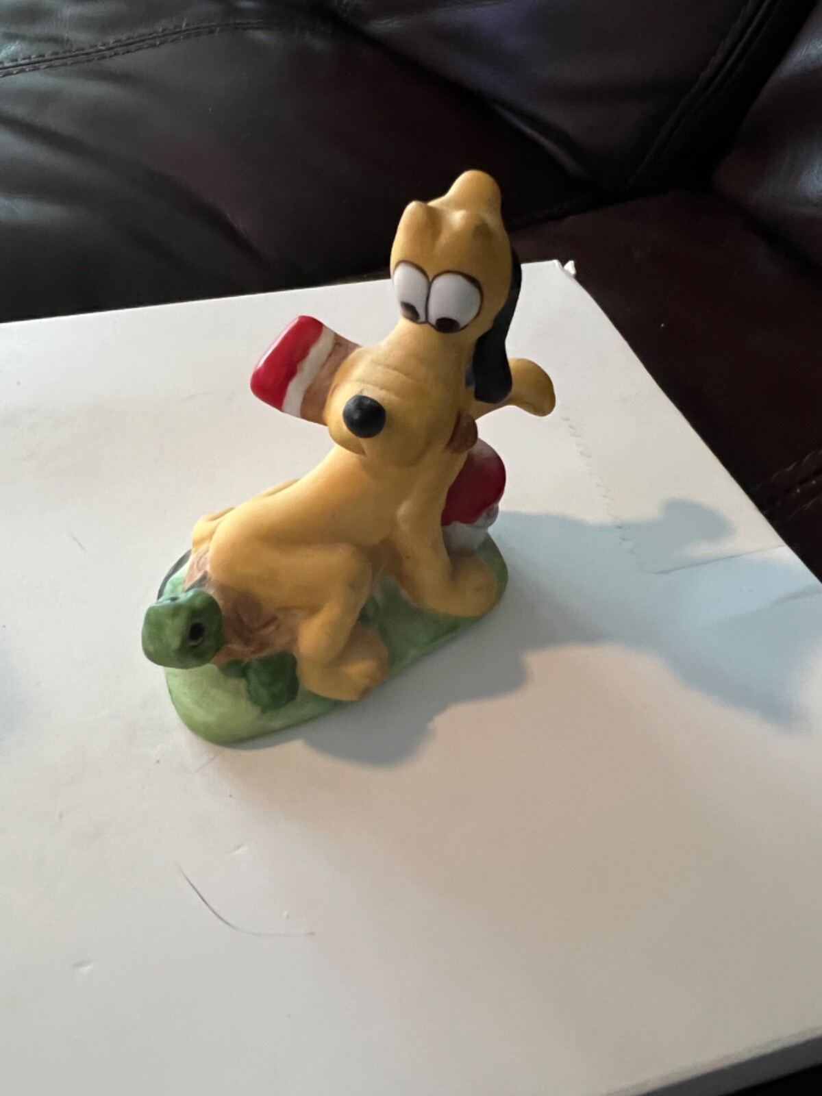 Pluto Hunting Bisque Figurine 2 1/2” Vintage Walt Disney | eBay