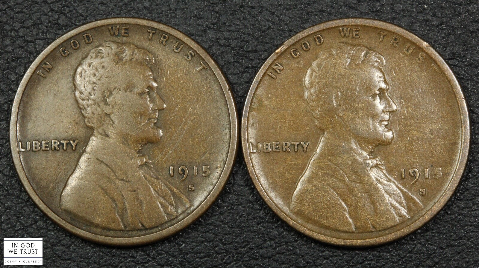Lot of 2x 1915 S Lincoln Wheat Copper Cents 1C (Two Coins) | eBay