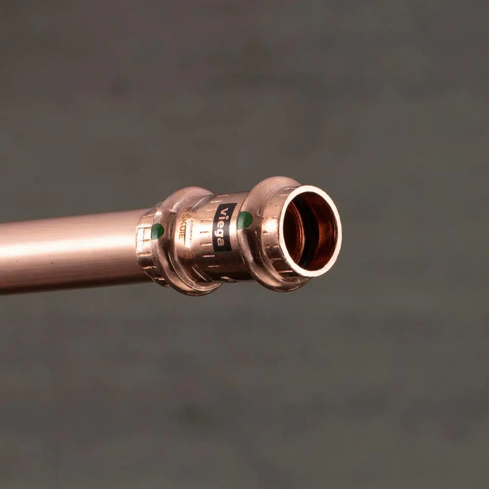 Propress 1/2 In. Press Copper Coupling Fitting with Stop (10-Pack) | eBay