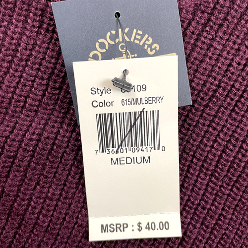 Dockers Sweater Mens Medium Red Pullover Preppy Classic Casual Wool ...