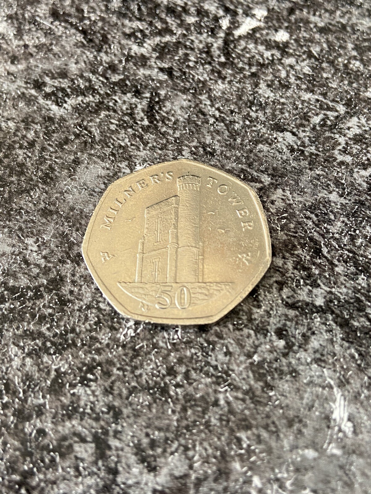 Rare 2015 ISLE OF MAN MANX MILNERS TOWER 50P Coin | eBay UK