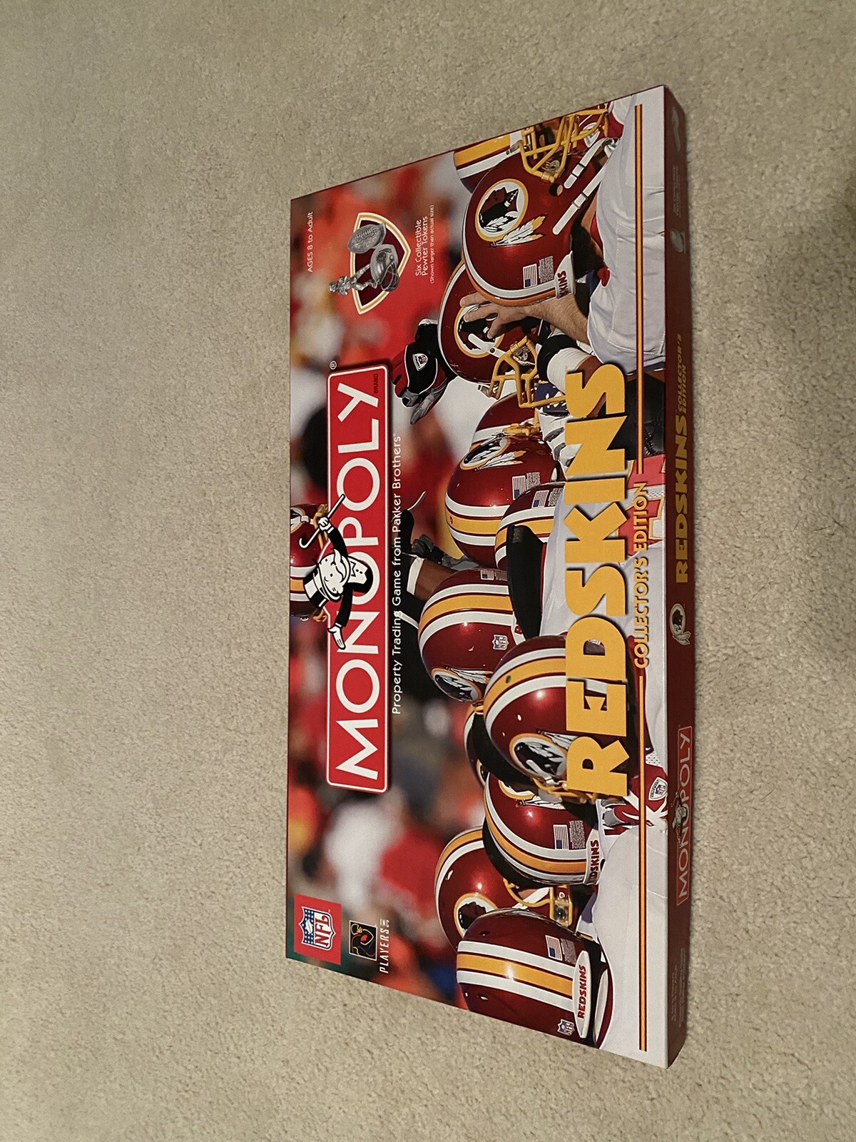 Washington Redskins NFL Monopoly Game Collector's Edition 2005 100% ...