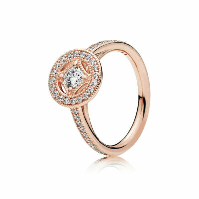 NEW Genuine Pandora Rose Ring 181006CZ Vintage Allure Ring Brand New ...
