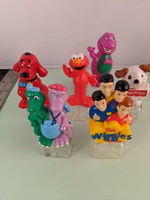 Fisher Price Easy Link Smart Keys Barney Elmo Wiggles Lot Set Of 6 | eBay