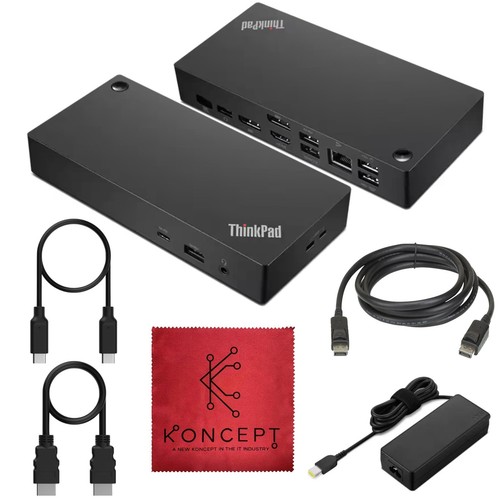 40AY0090US Lenovo Universal Thinkpad Dock USB Type-C Gen 2 with 4K - 1 ...