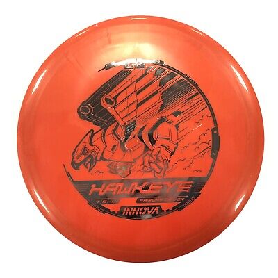 NEW DISC GOLF INNOVA GSTAR HAWKEYE FAIRWAY DRIVER 164g ORANGE W/ SILVER ...