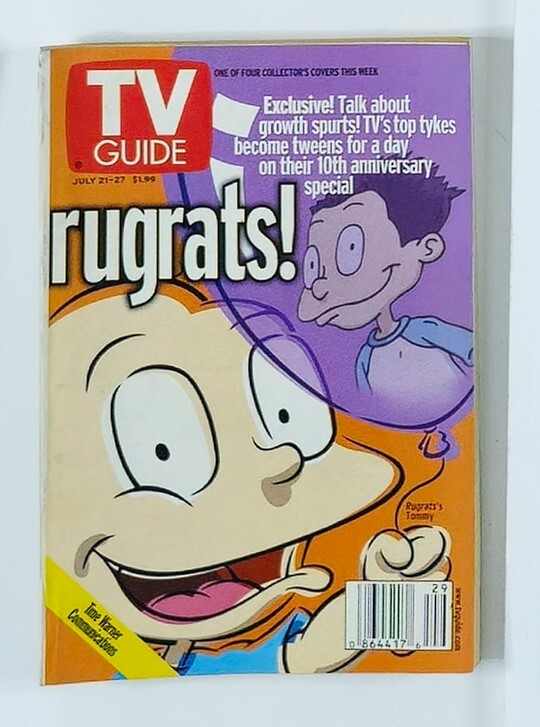 TV Guide Magazine July 21 2001 Rugrat's Tommy Rochester Ed. No Label | eBay