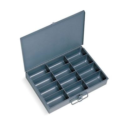 Metal 12 Hole Storage Bolt Bin Cabinet Tray Box Nuts Bolts Fasteners ...