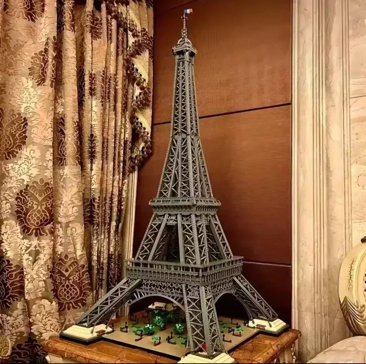 1.5m Eiffel Tower 10307 10001PCs Paris Architecture Model Building ...