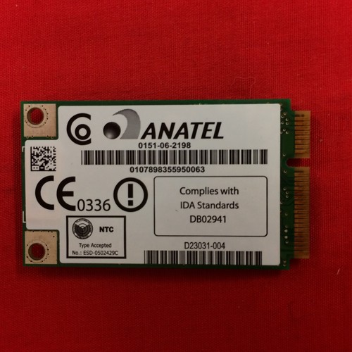 Intel PRO/Wireless 3945ABG Mini-PCIe WiFi Wireless Card WM3945ABG Quick ...