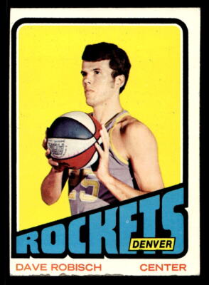 1972 Topps - Dave Robisch - Rookie RC #223 Rockets Low Grade Filler | eBay