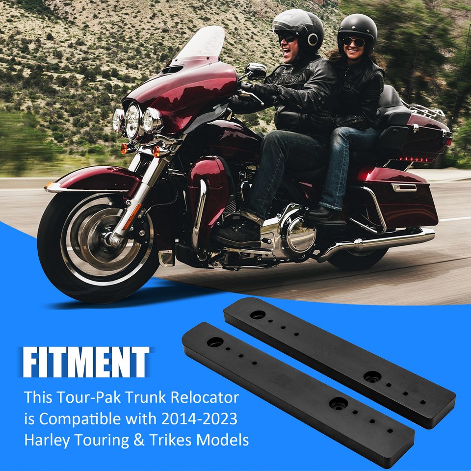 Adjustable 1''-3'' Tour-Pack Relocator Kit Mount For Harley Road King ...