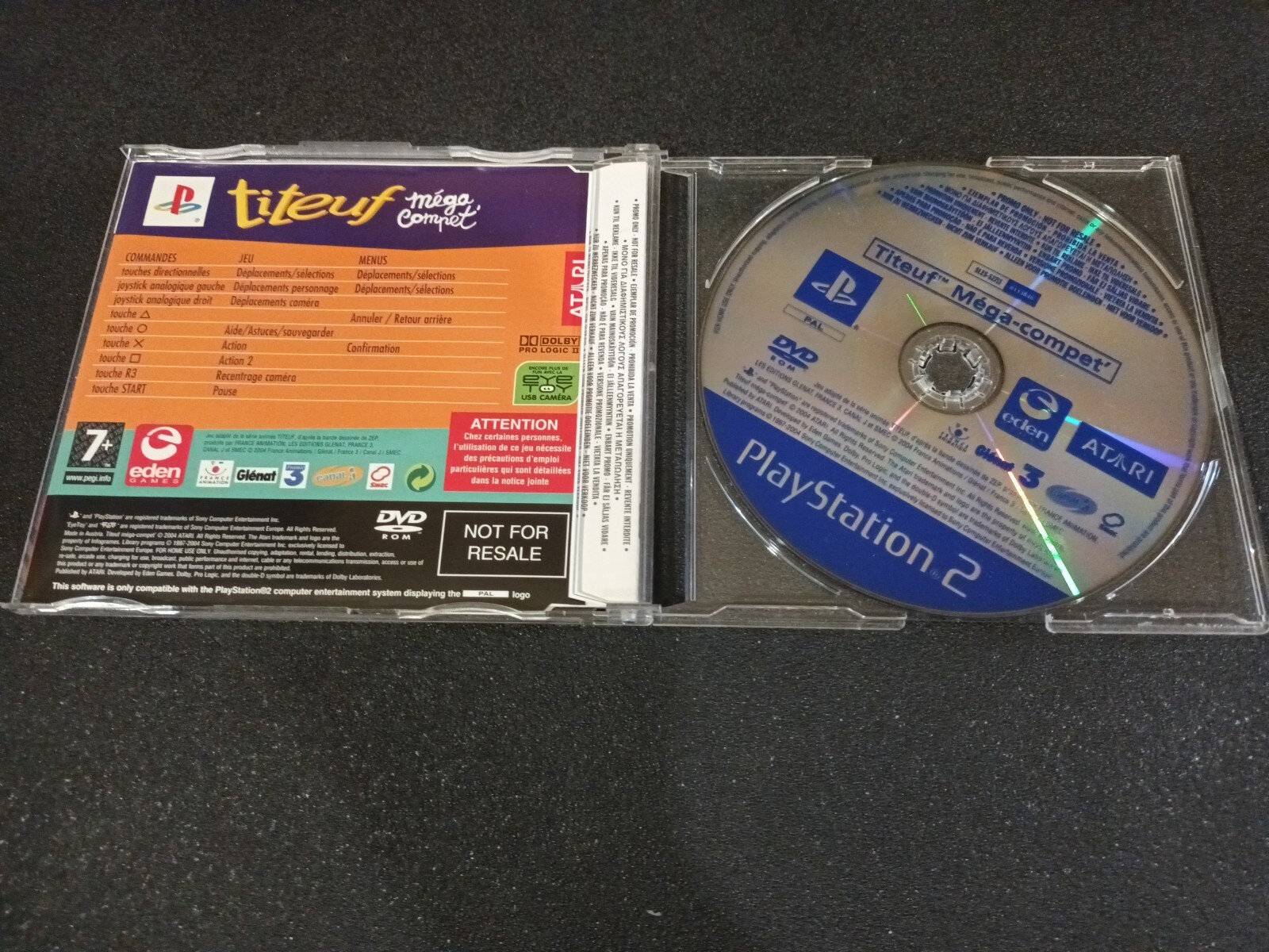 PS2 Playstation 2 PAL titeuf mega compet promo press presse | eBay