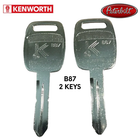 2 KENWORTH/Peterbilt B87 Various Models 18 Wheelers Semi Key Blanks | eBay