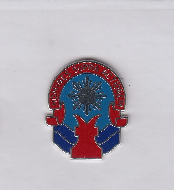 US Army 387th Replacement Battalion crest DUI badge G-23 | eBay