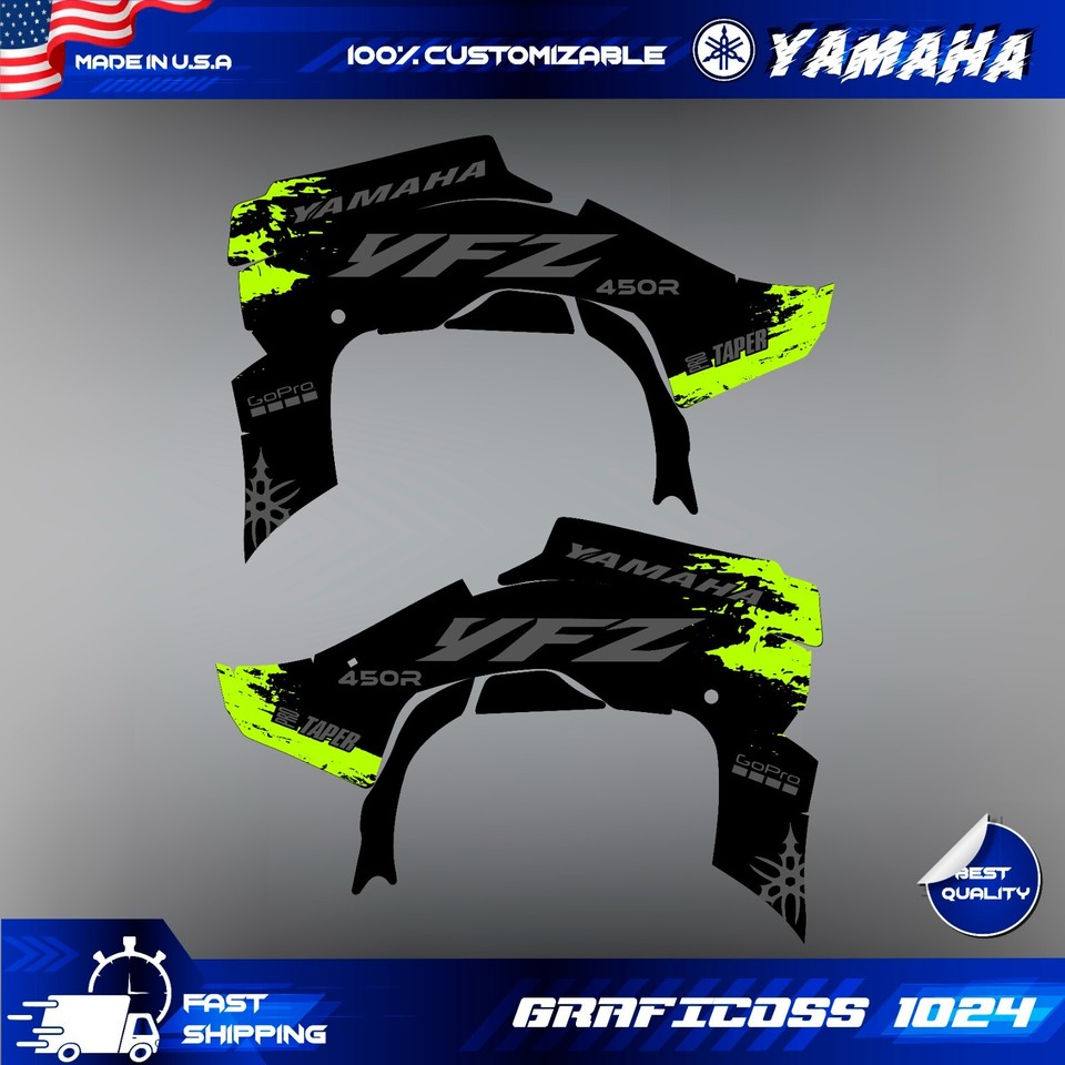 Graphics Kit for Yamaha YFZ450R (2014-2021) YFZ-450R | eBay