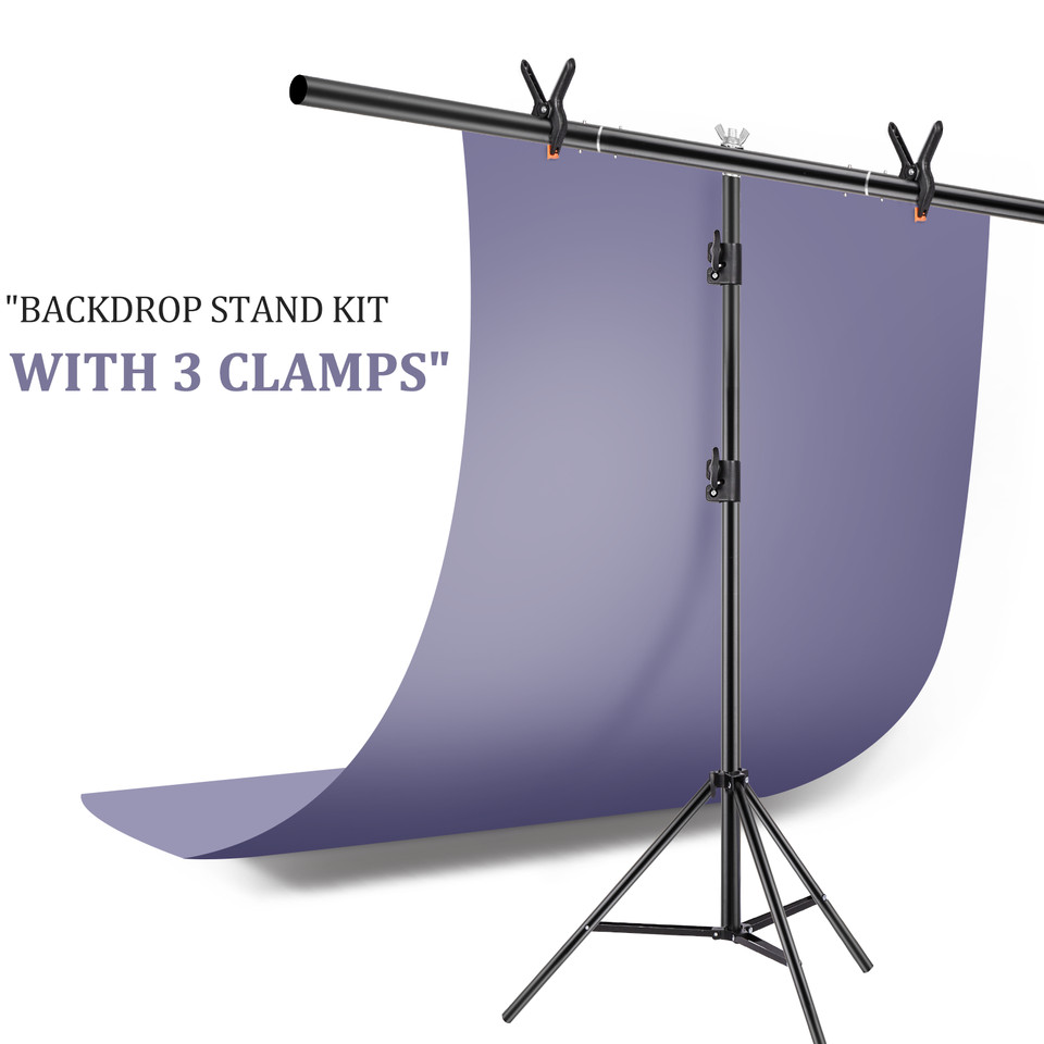 2M T-Bar Mobile DJ Party Lighting Stand Lightweight Tripod Support Bar ...