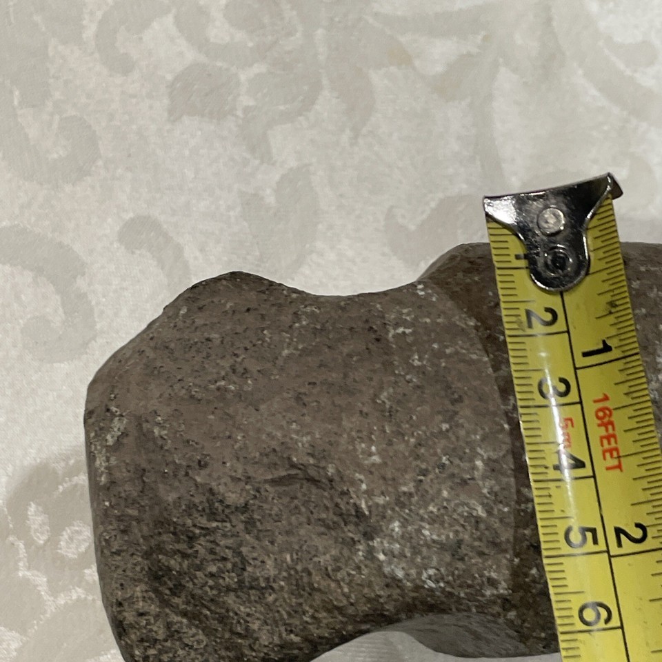 Native American Indigenous, Grooved Tomahawk Stone Axe Tool Weapon ...