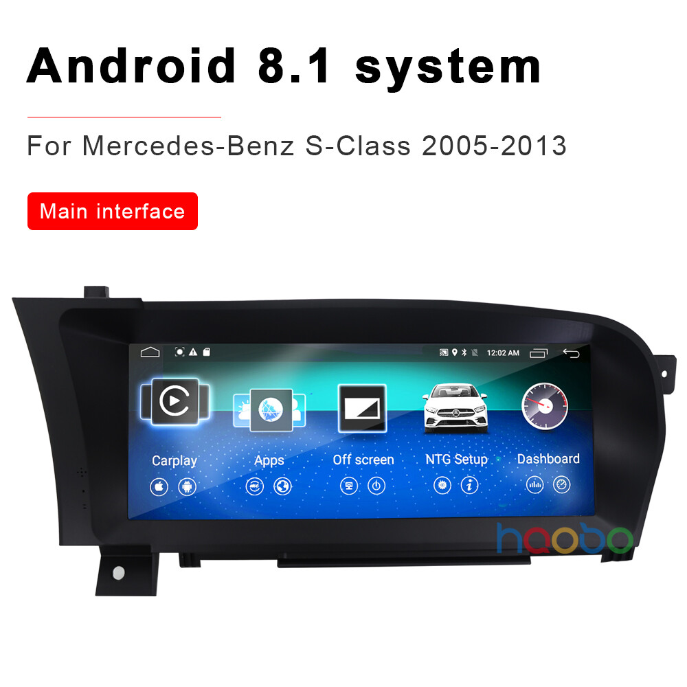 Autoradio GPS Radio Android 10,25" pour Benz Classe S W220 W215 S550 ...