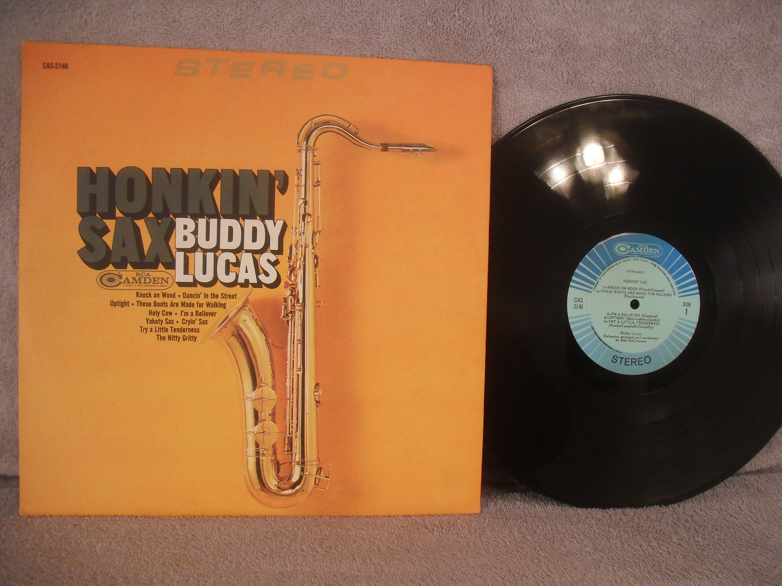 Buddy Lucas, Honkin' Sax, RCA Camden Records CAS 2146 1967 JAZZ | eBay