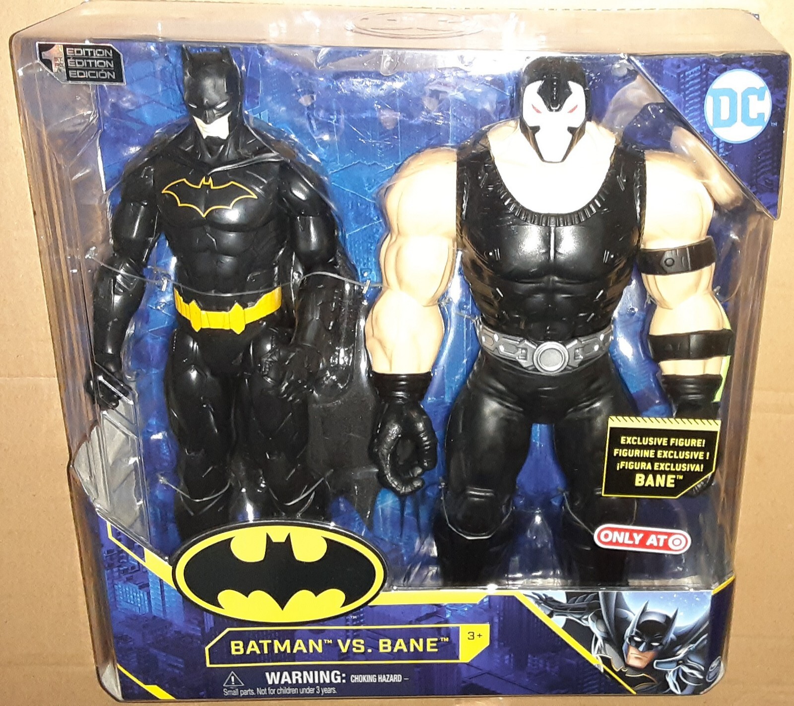 Target Exclusive 2-Pack [BATMAN VS BANE] 12" Figures Spin Master 2020 ...