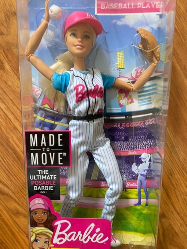 BARBIE DOLL BASEBALL PLAYER Made to Move Ultimate Posable Brand New | eBay