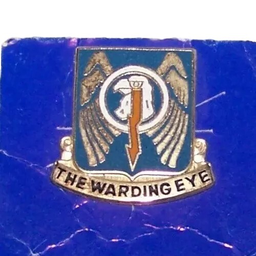 US ARMY 501st Aviation Reg The Warding eye Unit Crest Pin Hat Coat ...