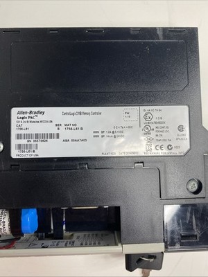 Allen Bradley 1756-L61 Ser. B, F02, Controllogix 5561 Processor, Logix ...