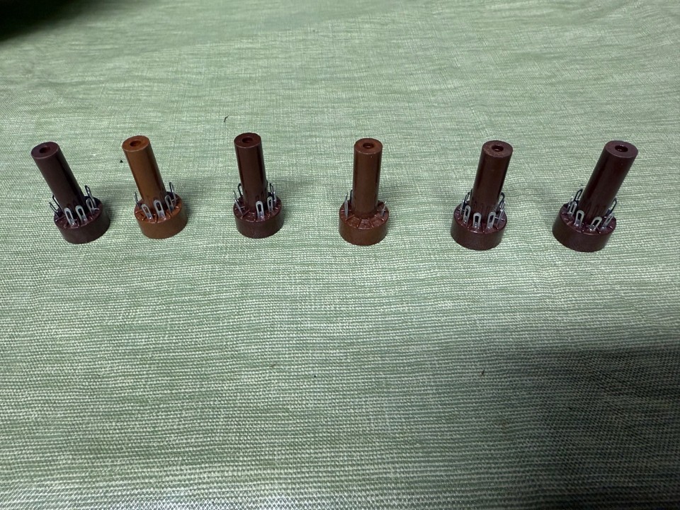 Large Vintage Tube Amp Repair Lot – Sockets (30), Extenders (6 ...