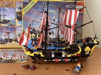 Rare Lego 6285 Black Seas Barracuda Vintage Pirate Ship 1989 Legoland ...