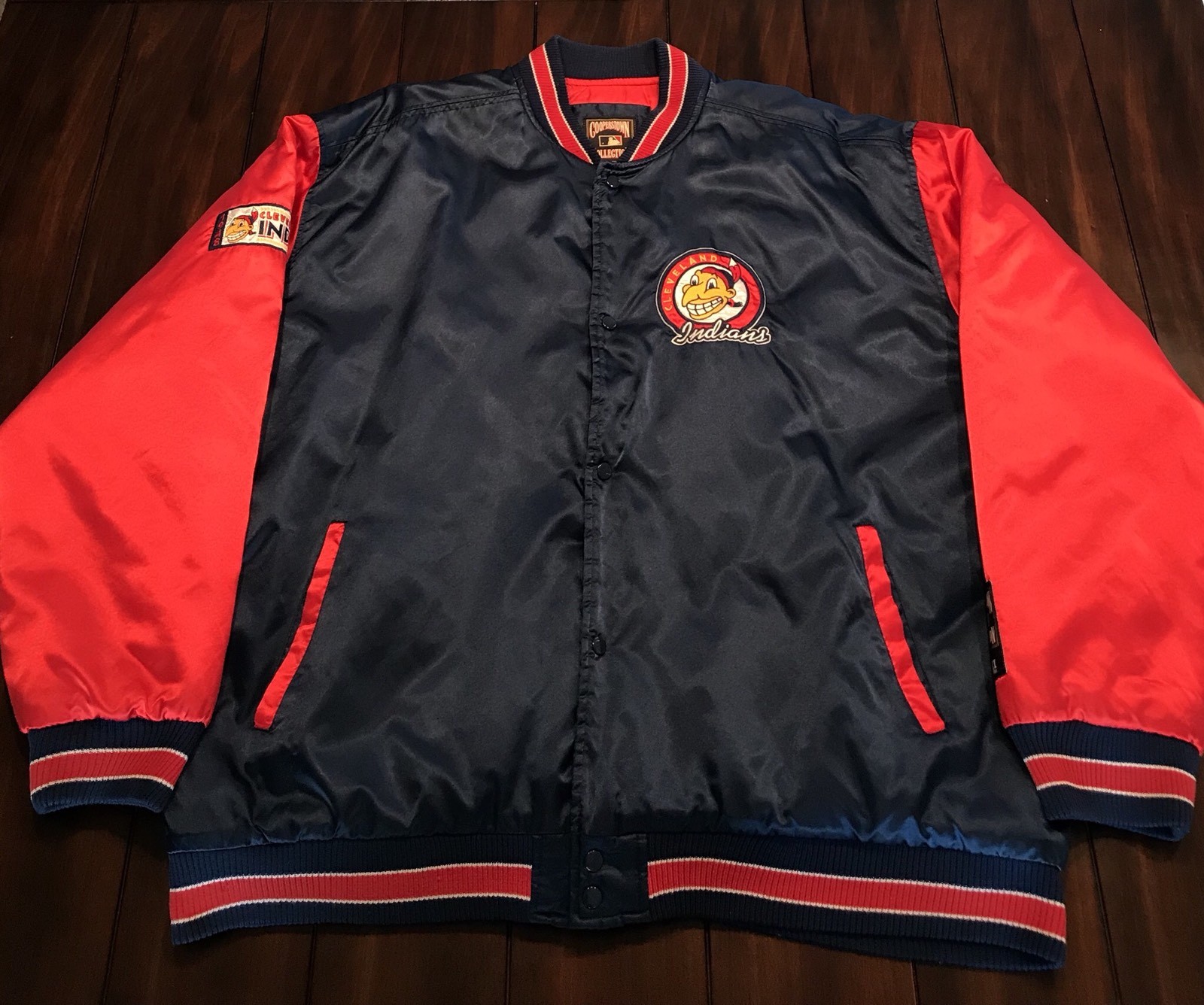 Rare Vintage Cooperstown MLB Cleveland Indians 1948 Chief Wahoo Logo ...