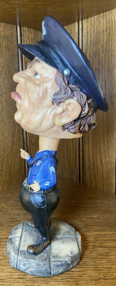 Policeman Cop City Police Officer Department PD Fat Big Head Bobblehead ...