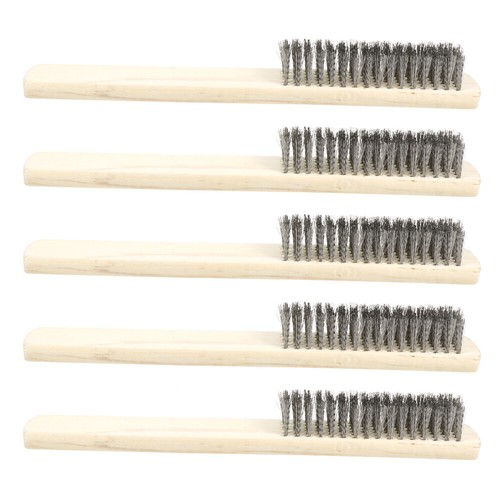 5PCS Stainless Steel Brush Wire Brushes Cleaning Cleaning Metal Rust | eBay