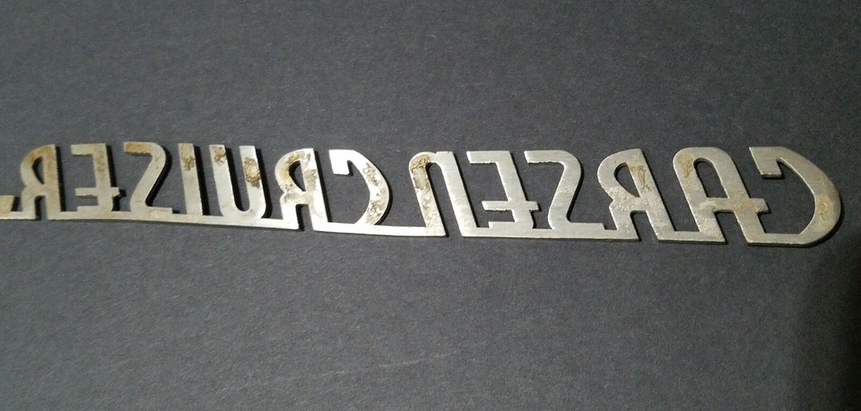 2002-2009 Chrysler PT Cruiser Emblem CARSEN CRUISER E&G *RARE METAL ...