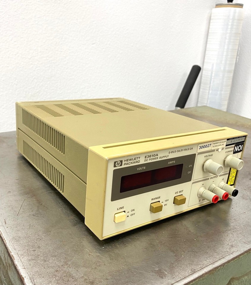 HP E3610A DC Power Supply 0-8V, 0-3A / 0-15V, 0-2A | eBay