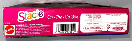 Vintage Barbie Stacie Bike on The Go Playset Mattel 67004 Bicycle 1993 NRFB for sale online | eBay